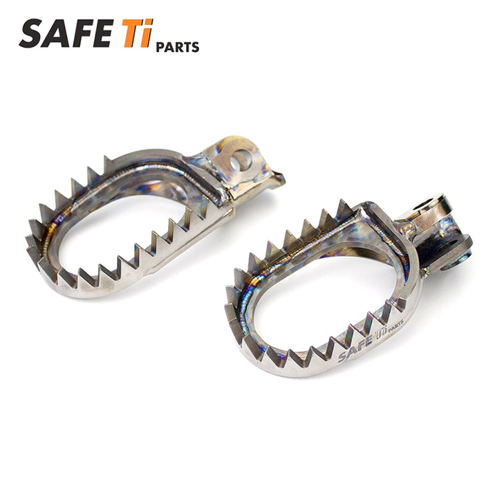 Titanium footpegs for dirt bike SHERCO – SAFETi