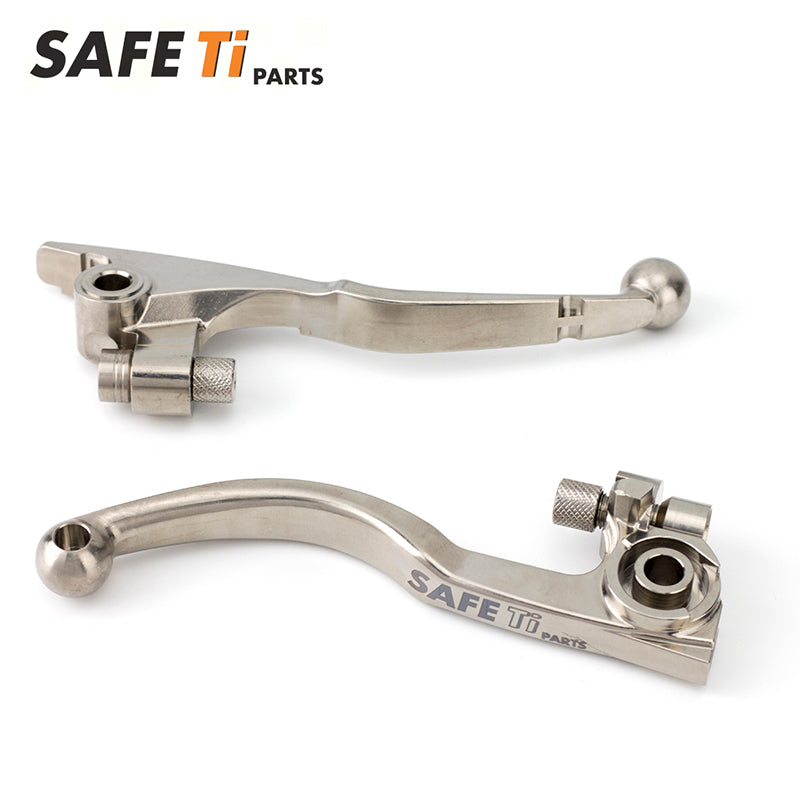 Titanium Dirt Bike Pivot Brake and Clutch Levers – SAFETi